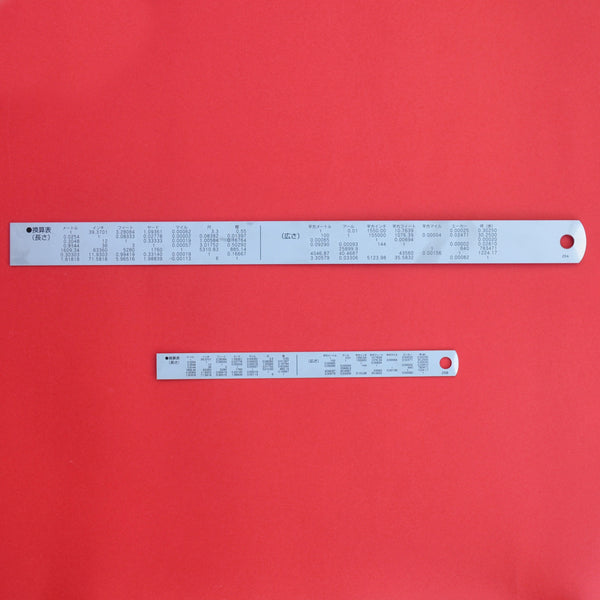 SHINWA pick up scale ruler stopper 15cm 30cm Stainless 13131 13134 ...