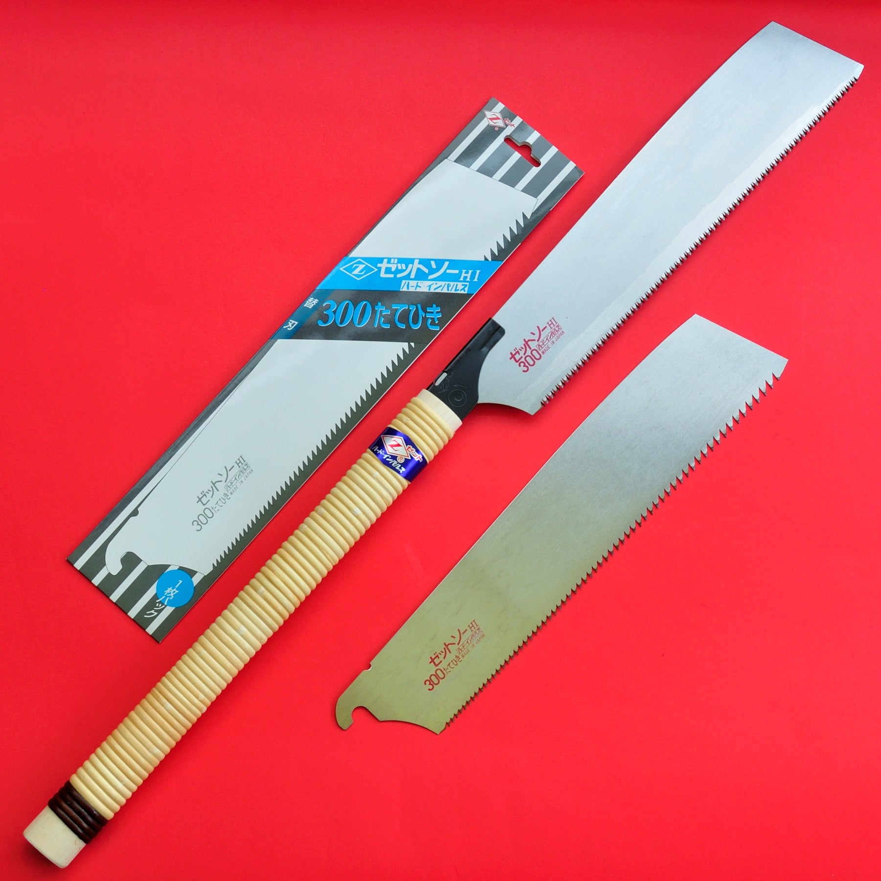 Japanese saw and spare blade | Japan hand tools saw | Ryoba Dozuki ...